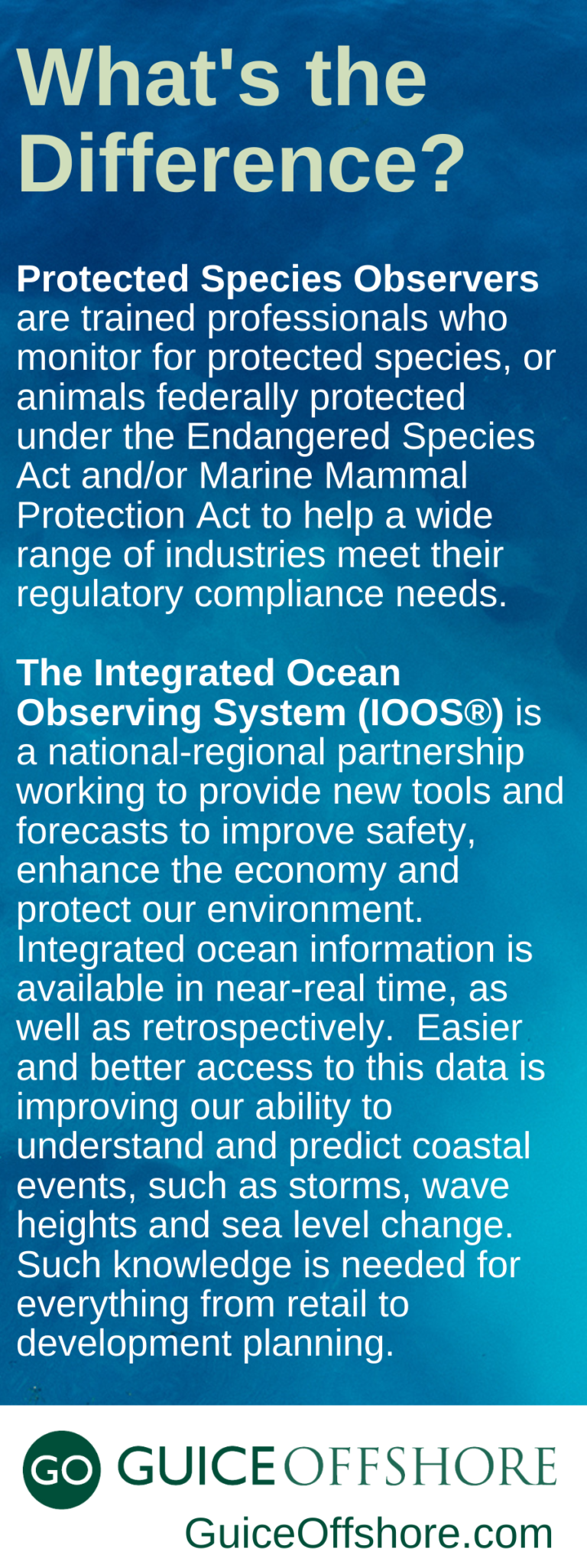 Integrated Ocean Observer System (IOOS)